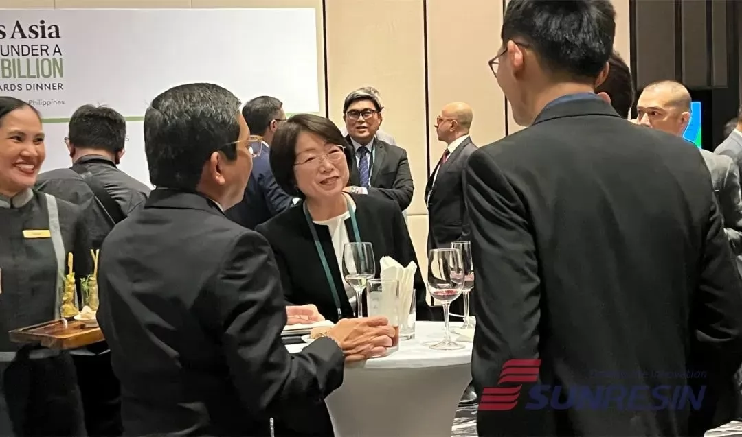 Sunresin won the 2023 Forbes Asia Top 200 and was invited to attend the ...